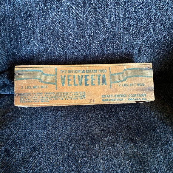 kraft | Kitchen | Velveeta Cheese Box Vintage 92s | Poshmark
